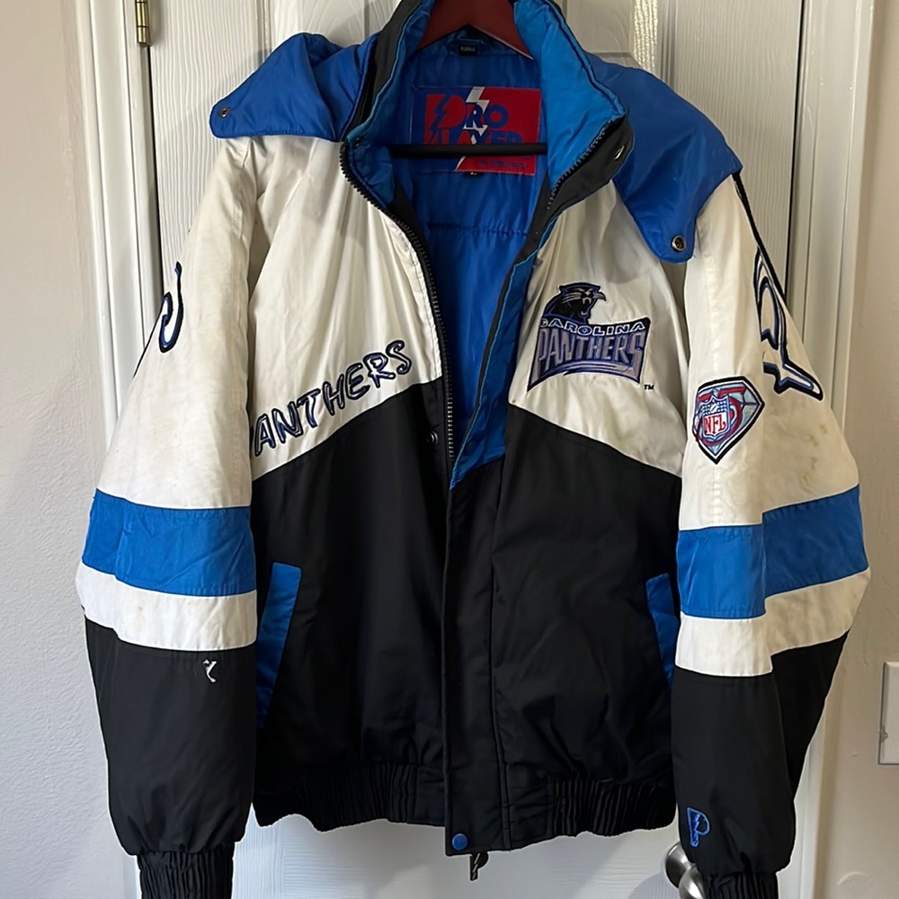 Vintage Panthers Puffer Jacket - Pro Player By Daniel… - Gem